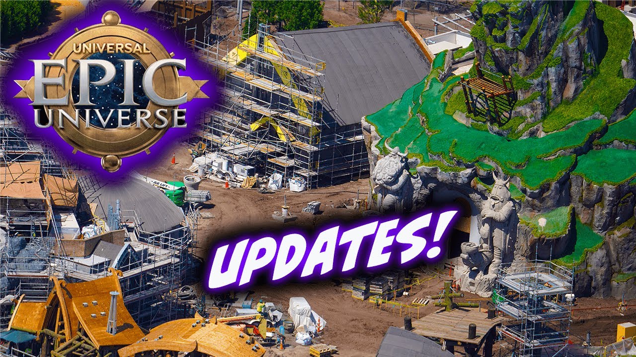 HUGE Epic Universe Construction UPDATES! - YouTube