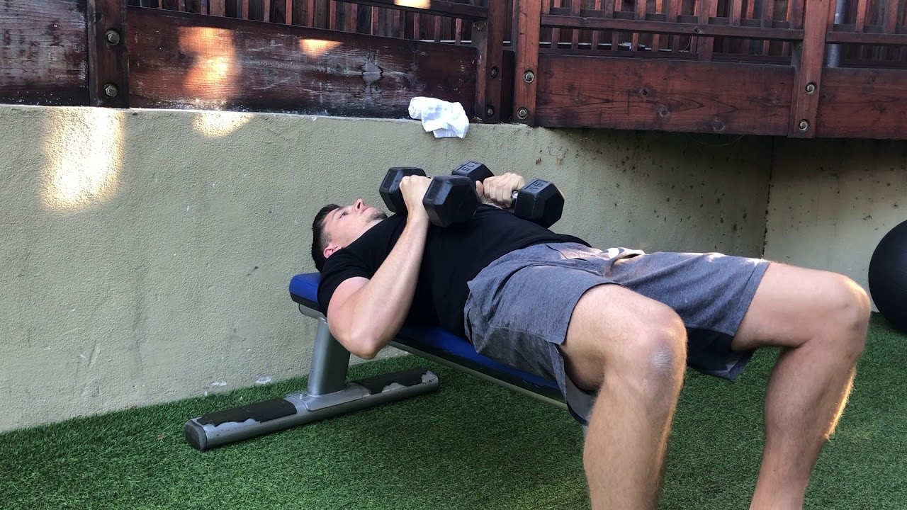 DB Chest Press & Alternating DB Chest Press - YouTube