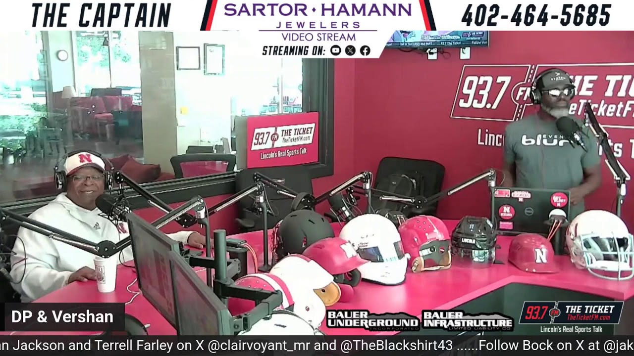 Nebraska Football and More on "The Captain" w Vershan Jackson & Jake ...