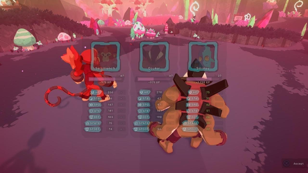 Temtem leveling up - YouTube