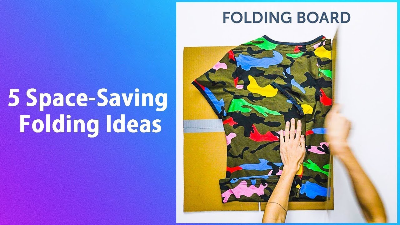 5 Space Saving Folding Ideas - YouTube