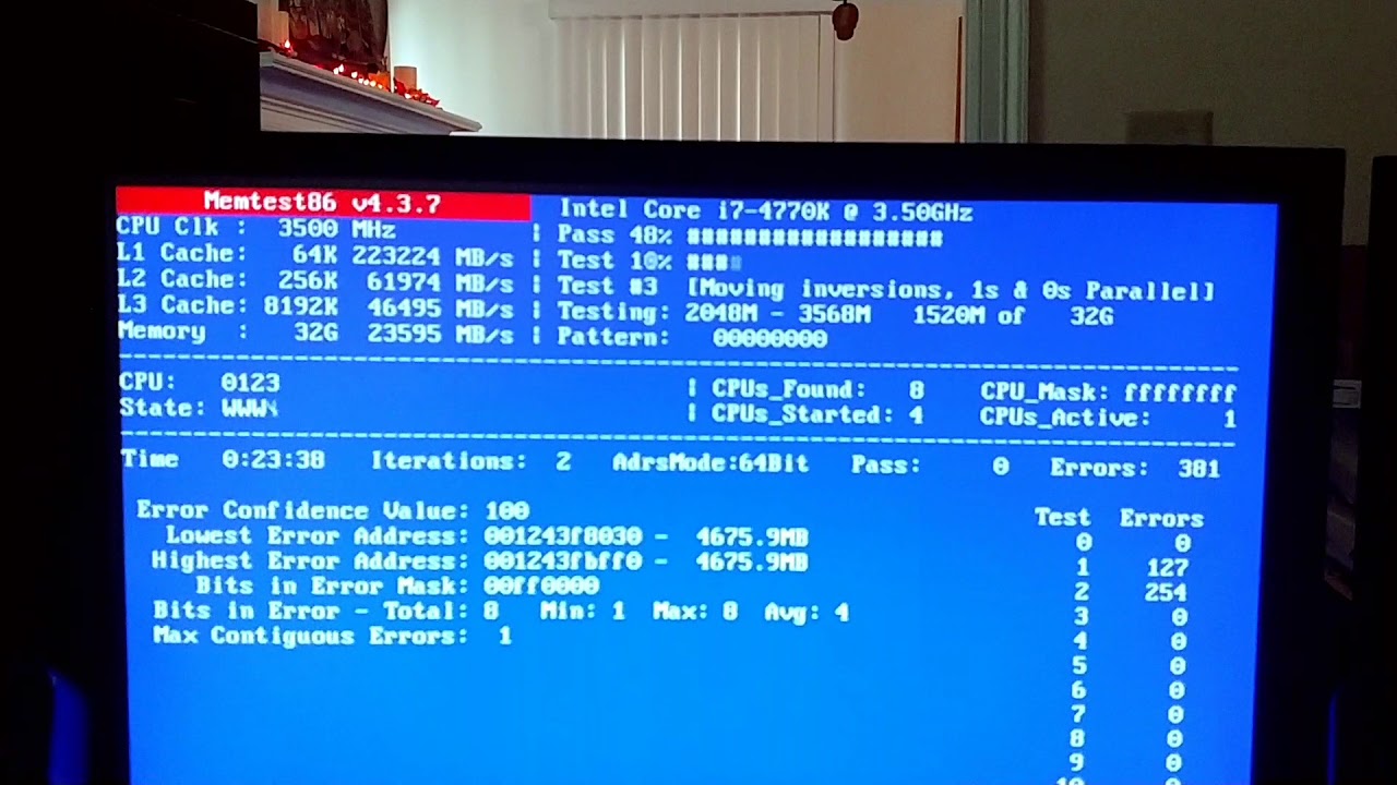 Memtest fail - YouTube