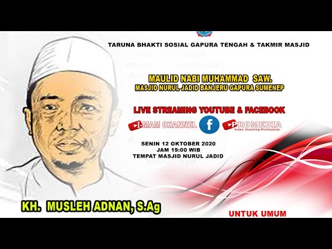 KH MUSLEH ADNAN terbaru 2020 | menit ke 120 |  Peringatan MAULID NABI MUHAMMAD SAW. -VlogImamNgaji