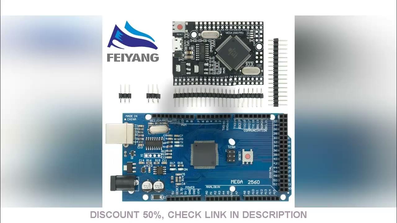 Pro Mini Development Board com cabo para Arduino AVR USB MEGA2560 MEGA ...