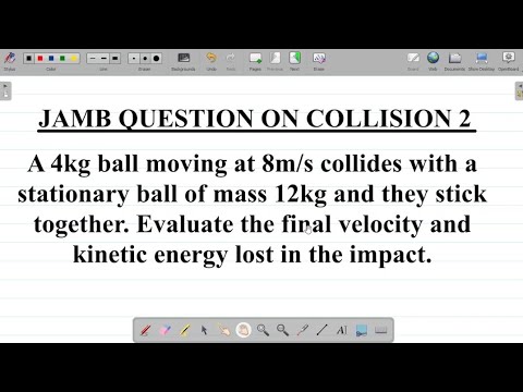 Physics Collision Example 2: Application of the Conservation of Linear ...