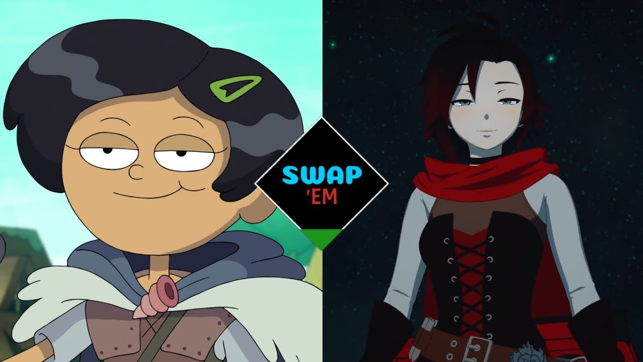 MARCY & RUBY VOICE SWAP | Amphibia/RWBY - YouTube