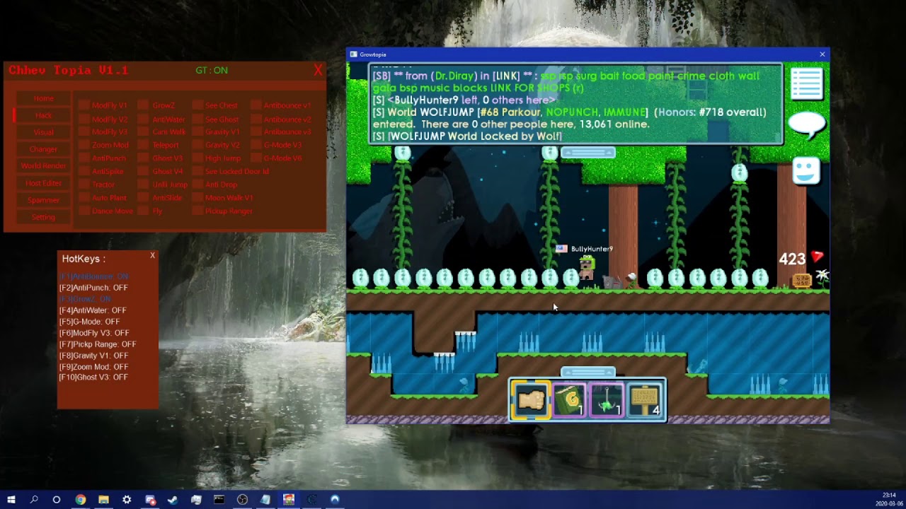 Growtopia trainer free Version 3.021 - YouTube