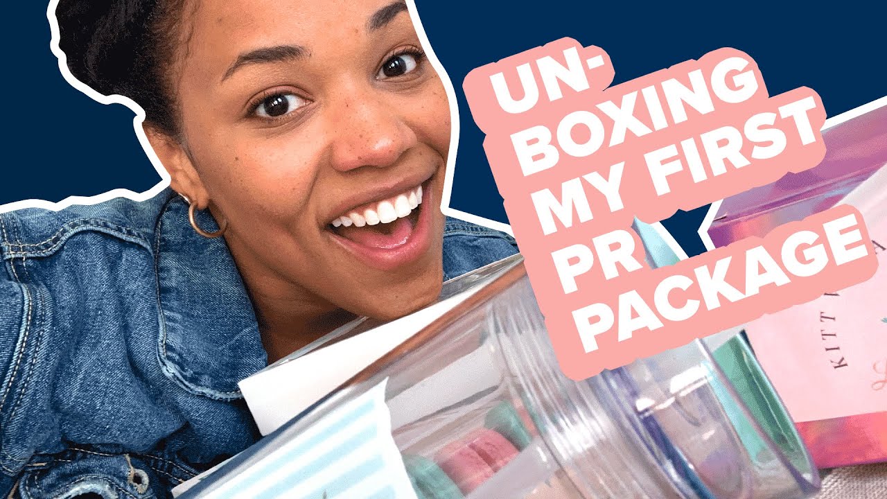 Becoming An Influencer Vlog | Unboxing My First PR Box: #nosaddesserts ...