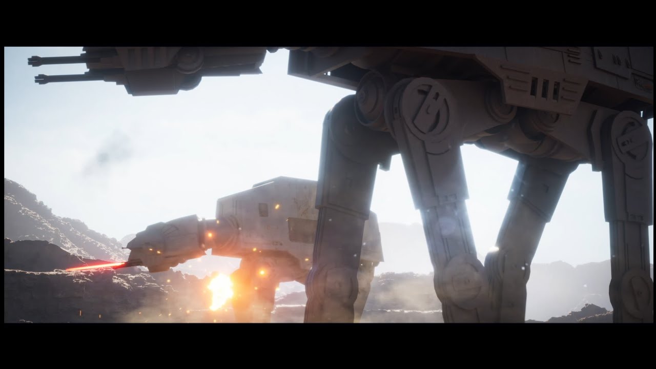 Star Wars AT-AT Walkers in Unreal Engine - Continued Fighting Animation ...