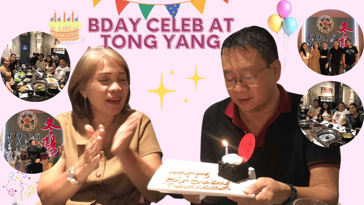 Birthday Celebration at Tong Yang SM North - YouTube