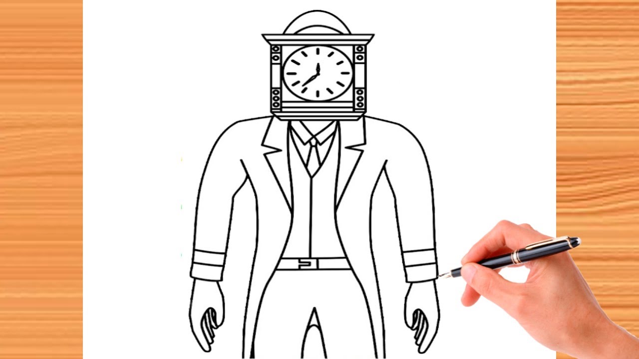 How to Draw Clock Man Multiverse easy - Skibidi Toilet | Drawing Step ...