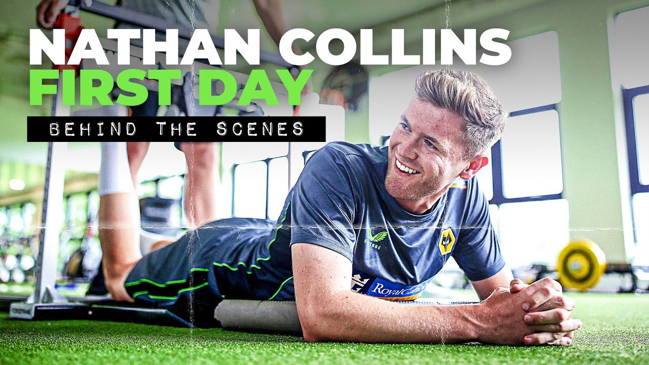 Go behind the scenes of Nathan Collins' first day at Wolves! - YouTube
