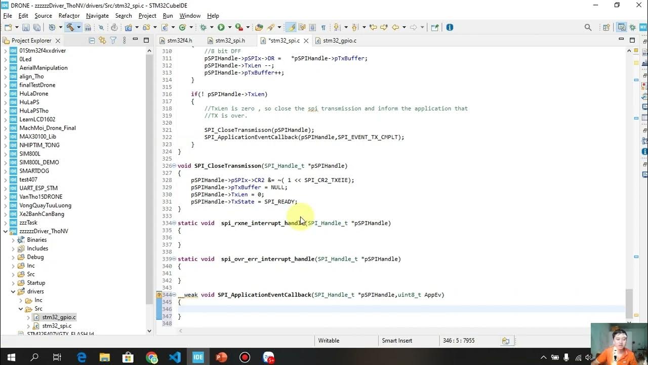 027 Viết hàm handle của TXE và RXNE trong SPI (STM32 DRIVER) - YouTube