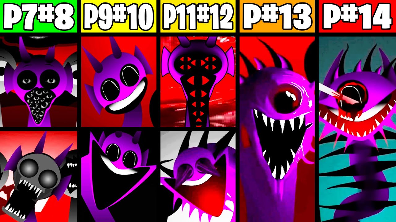 The Scariest Phases in Incredibox Sprunki - Phase 7 VS Phase 8 VS Phase ...