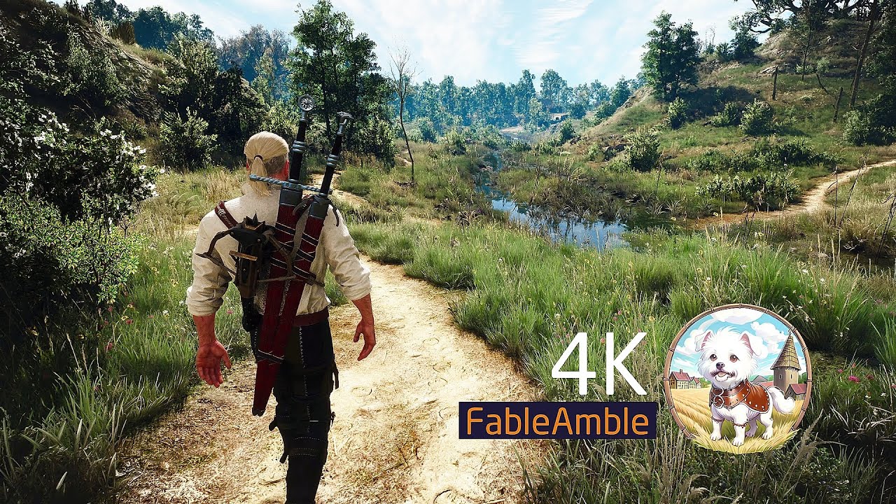 Serene Hike Through Picturesque Gustfields - The Witcher 3: Wild Hunt ...