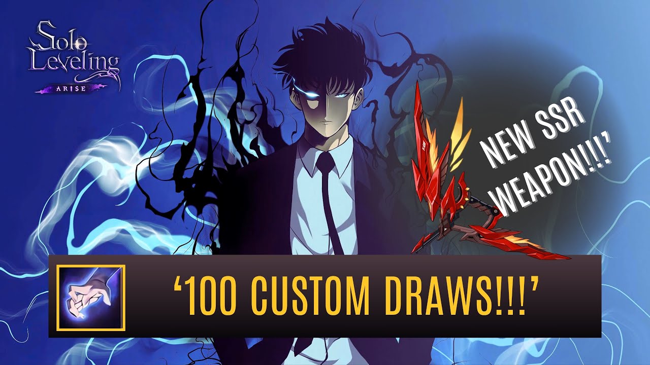 100 CUSTOM DRAWS! NEW SSR ! PHOENIX SOUL | Solo Leveling: Arise - YouTube