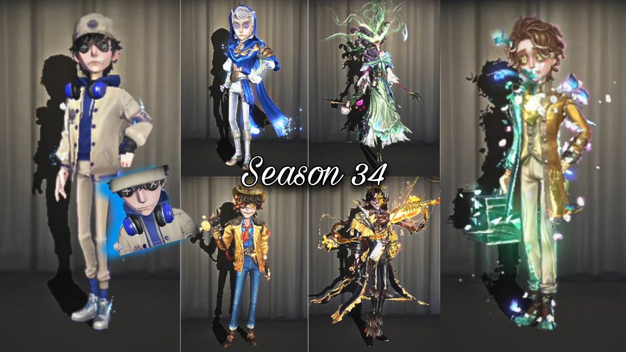 Identity V NEW SKINS / COSTUMES and NEW ACCESSORIES | SEASON 34 is here ...