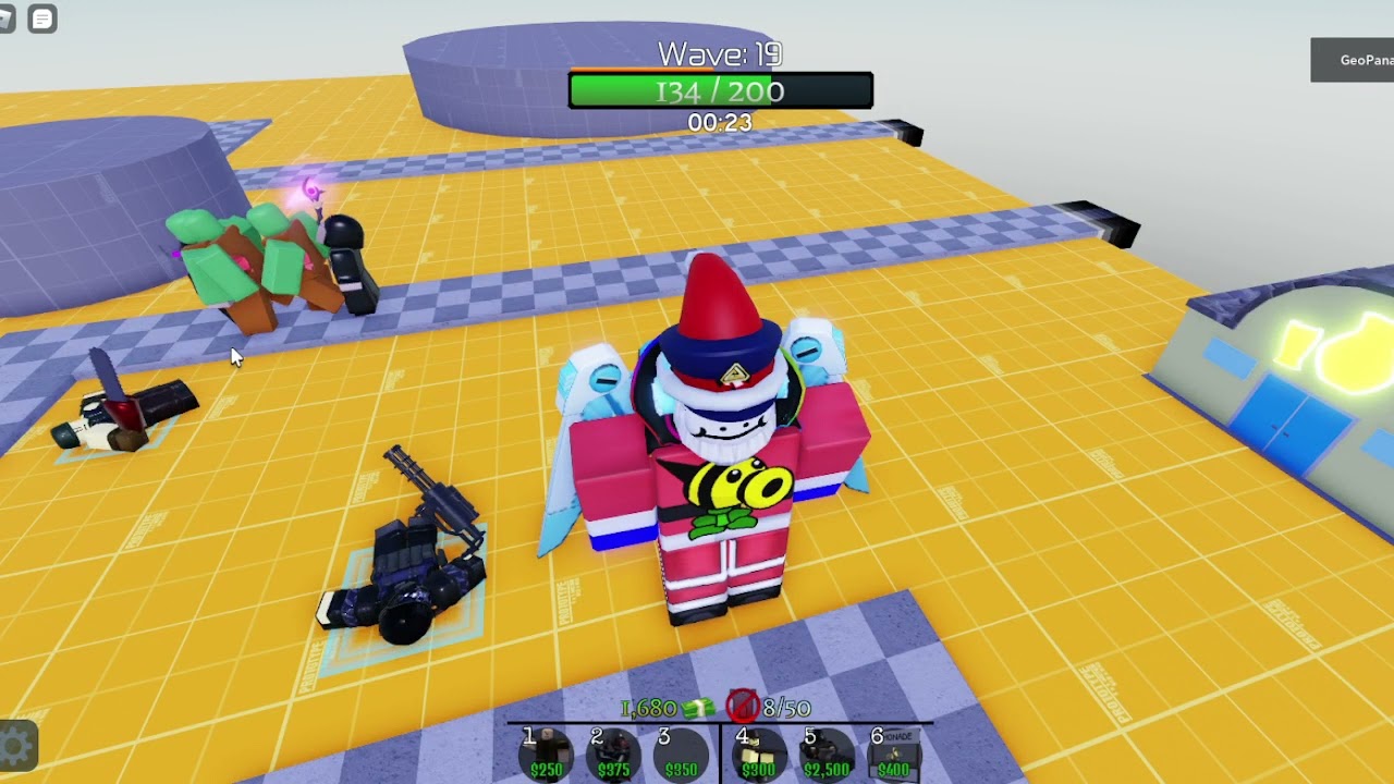 Roblox:Project Tower Defense "Training" Map SOLO - YouTube