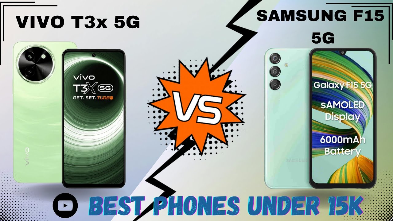 VivoT3x 5G V/s. Samsung F15 5G || .......? - YouTube