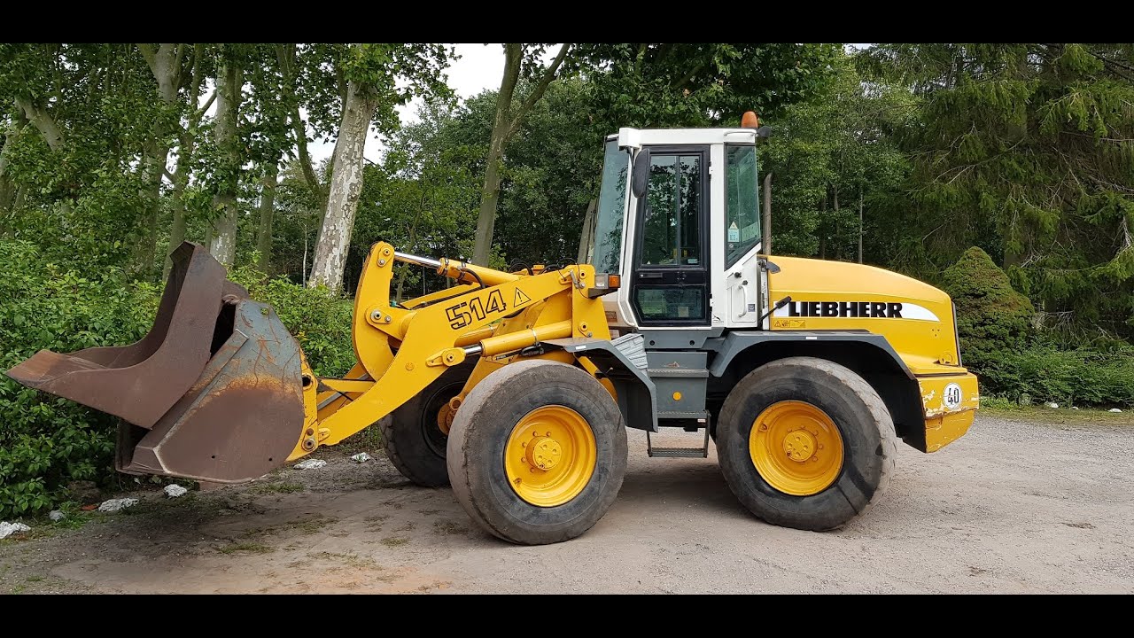 LIEBHERR L514 Stereolader for sale. www.robluijkx.nl - YouTube