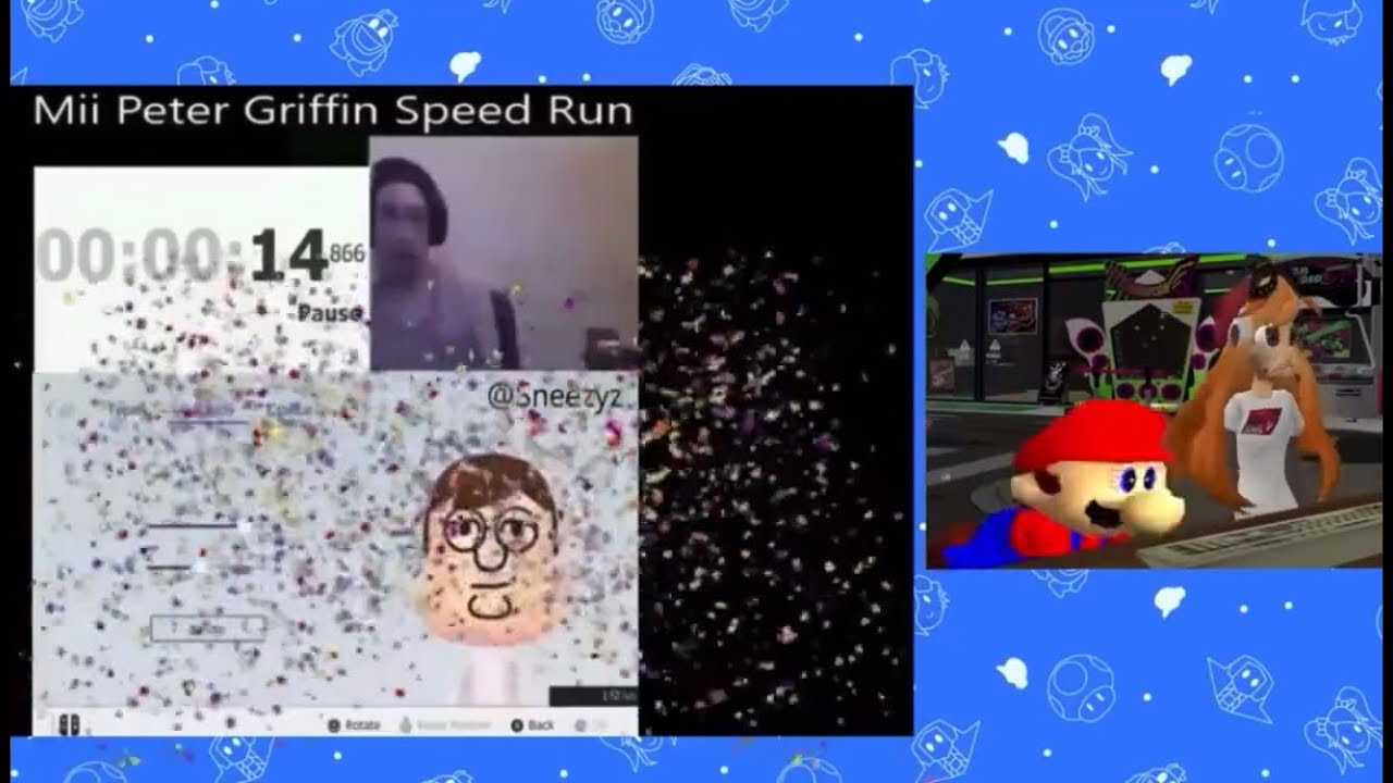 Mii Peter Griffin% Speedrun in 00:00:14.866 - YouTube
