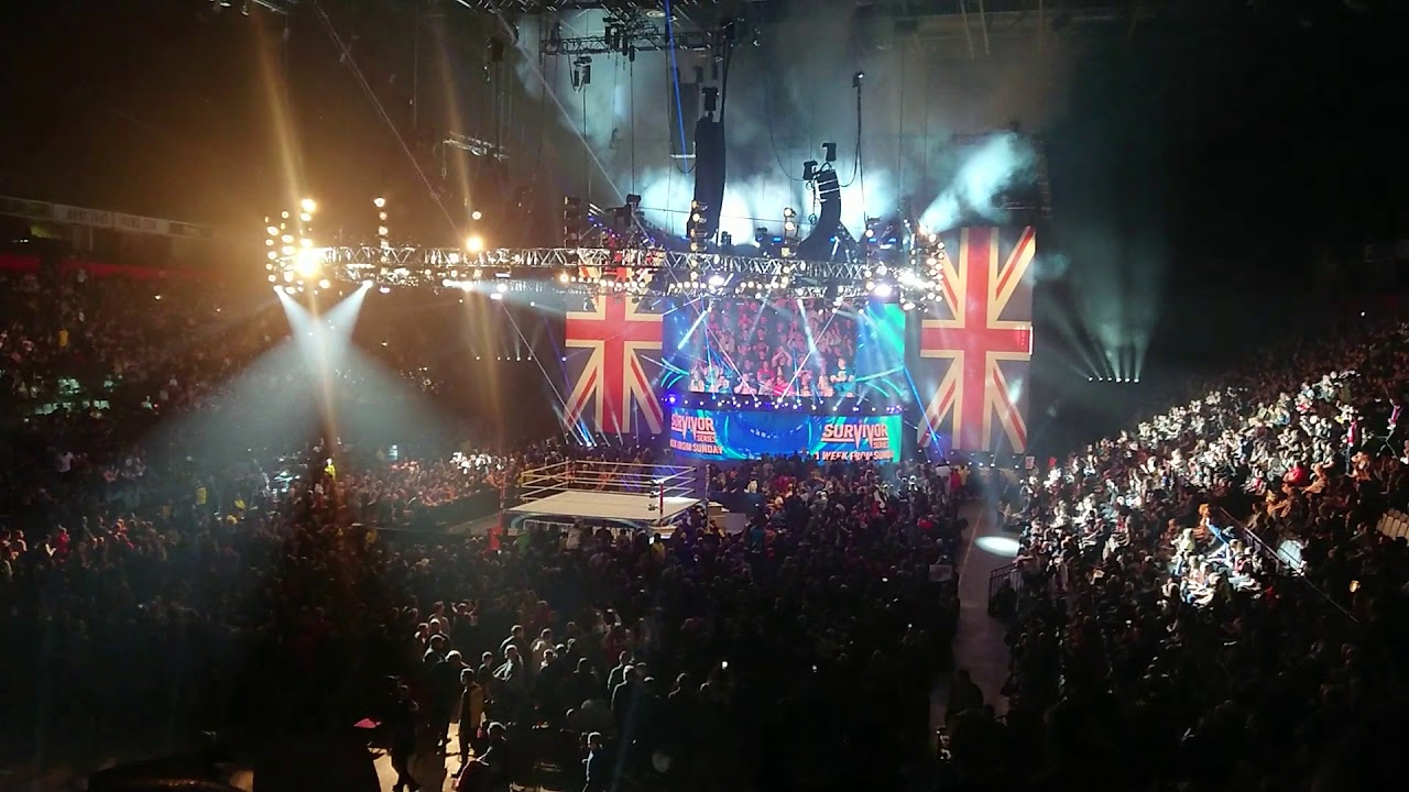 SmackDown Intro & Baron Corbin Entrance At Manchester Arena - YouTube