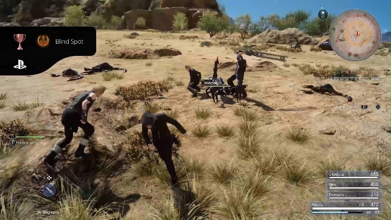 FINAL FANTASY XV -First Battle - YouTube