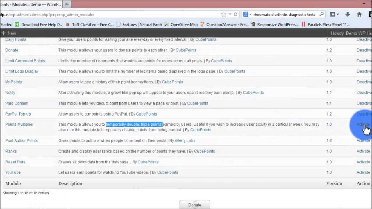 How to Configure CubePoints for WordPress - YouTube
