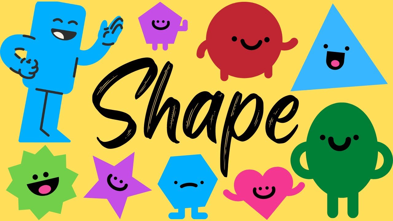 Shapes || Shapes For Kids || Names of Shapes || Kids vocabulary ...