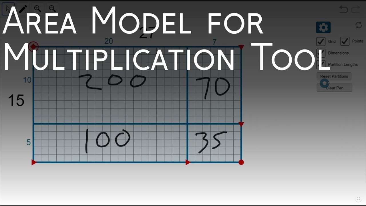 Area Model for Multiplication Tool - YouTube