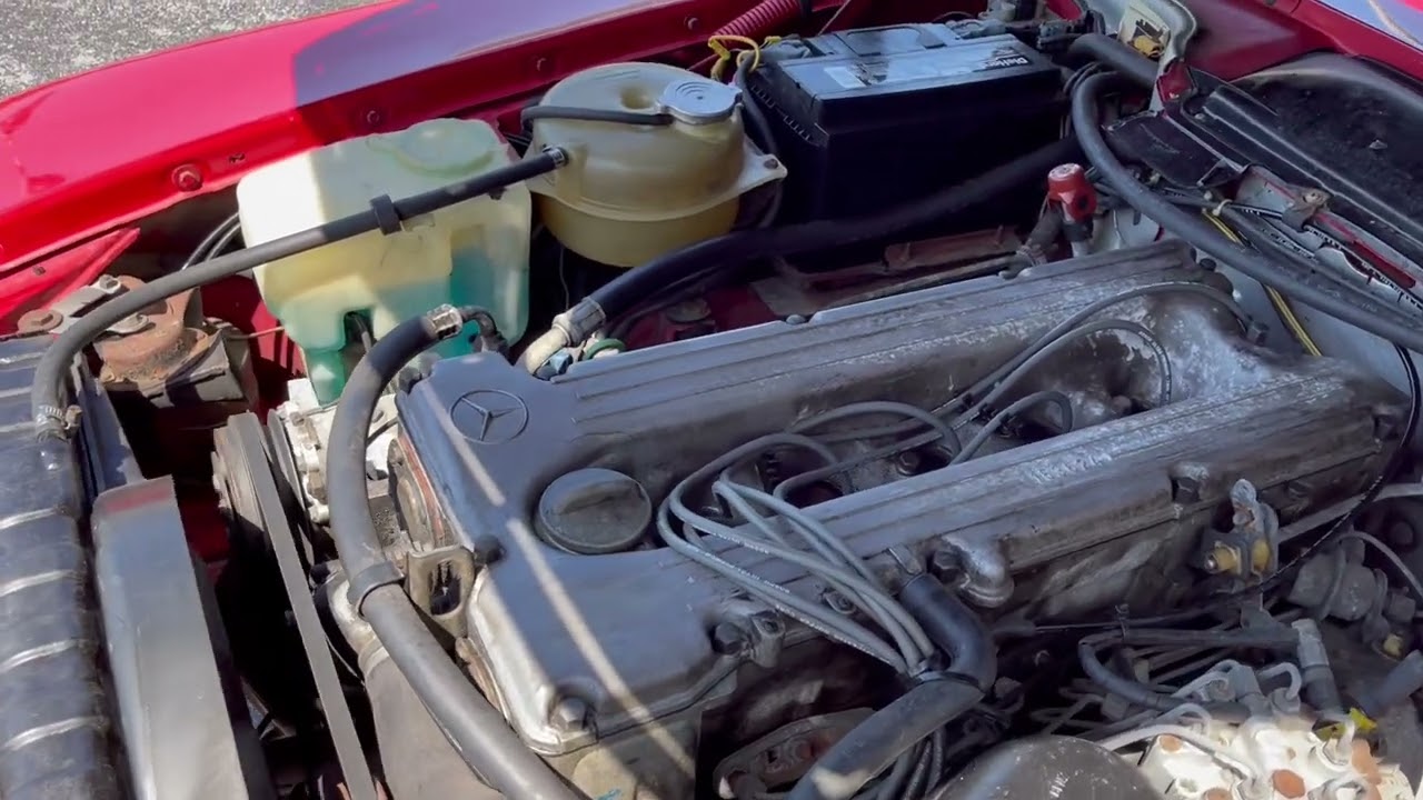 1983 MERCEDES 280 SL ENGINE - YouTube