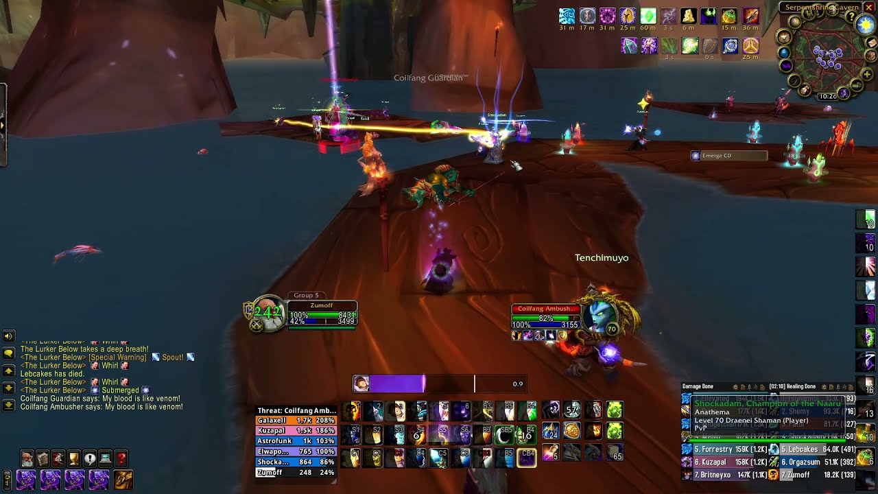Lurker Below Shadow Priest POV TBC Classic - YouTube