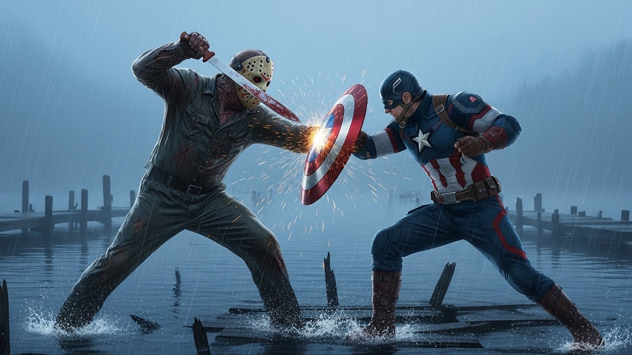 Jason Voorhees VS Captain America - WHO WOULD WIN | LEGENDARY FIGHTS ...