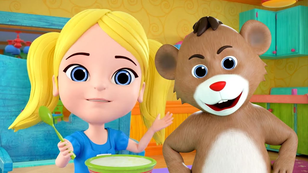 Goldilocks And The Three Bears, Cartoon Videos and Stories for Kids ...