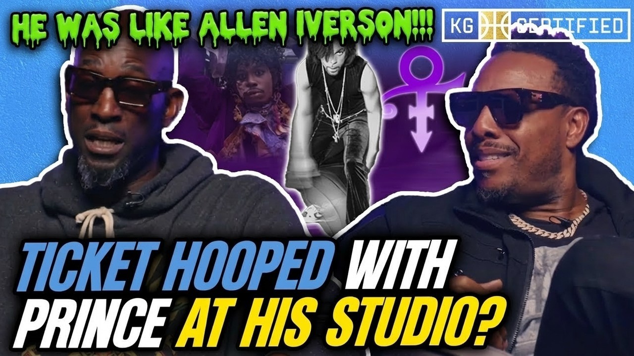 PRINCE PLAYED BASKETBALL WITH KEVIN GARNET!! #prince #kevingarnett # ...
