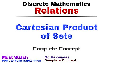 Relations and Functions (Discrete Mathematics) - YouTube