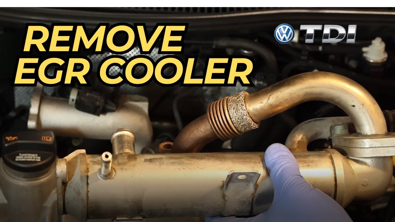 VW TDI Remove EGR Cooler - YouTube