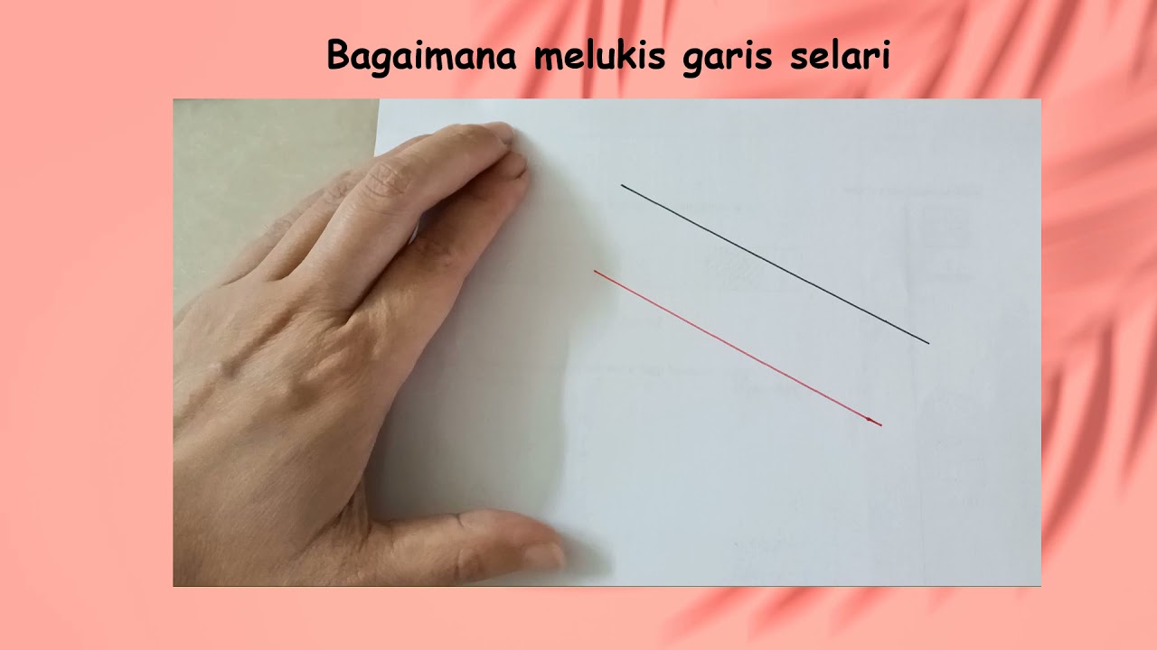 Matematik Tahun 4 - Garis Selari dan Garis Serenjang - YouTube
