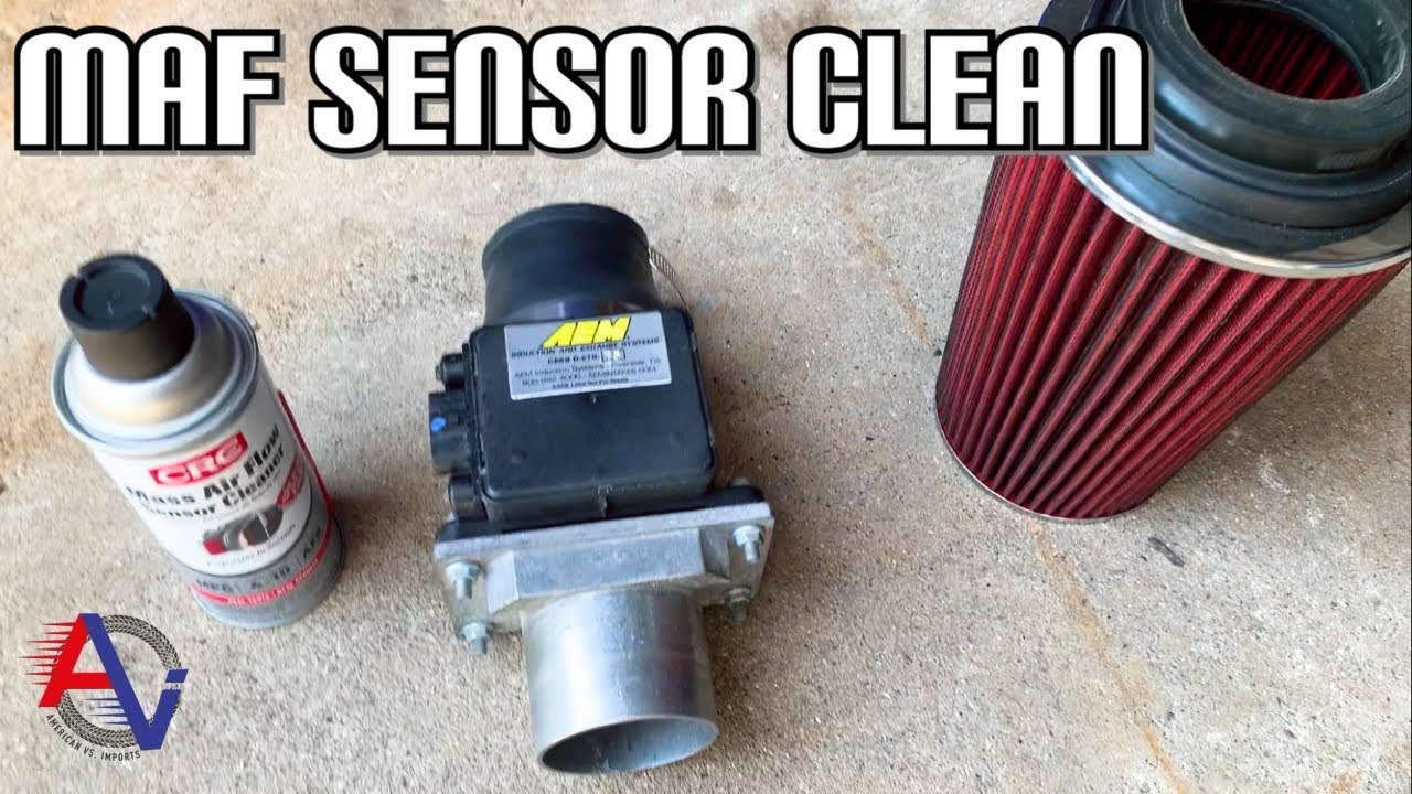 How to Clean Aftermarket Mass Air Flow Sensor With Cold Air Intake ...