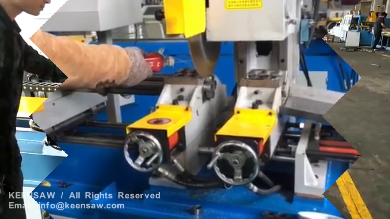 Automatic Round Square Pipe Tube Cutting Machine - YouTube