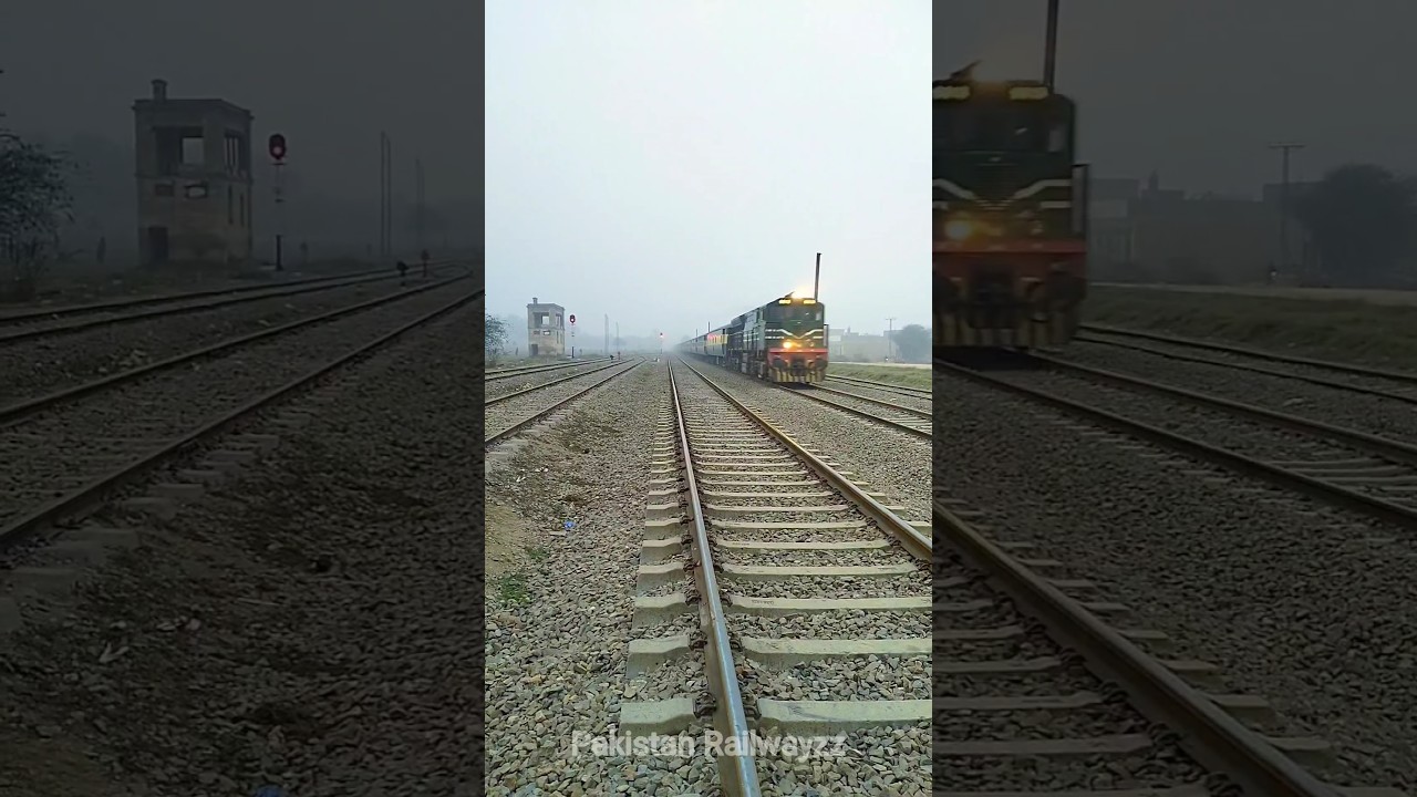 High speed Train Tezgam Express 7UP with GEU 40 Locomotive # ...