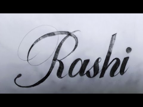 How to write ️ in Rashi name design|| #shivamwriter1m - YouTube