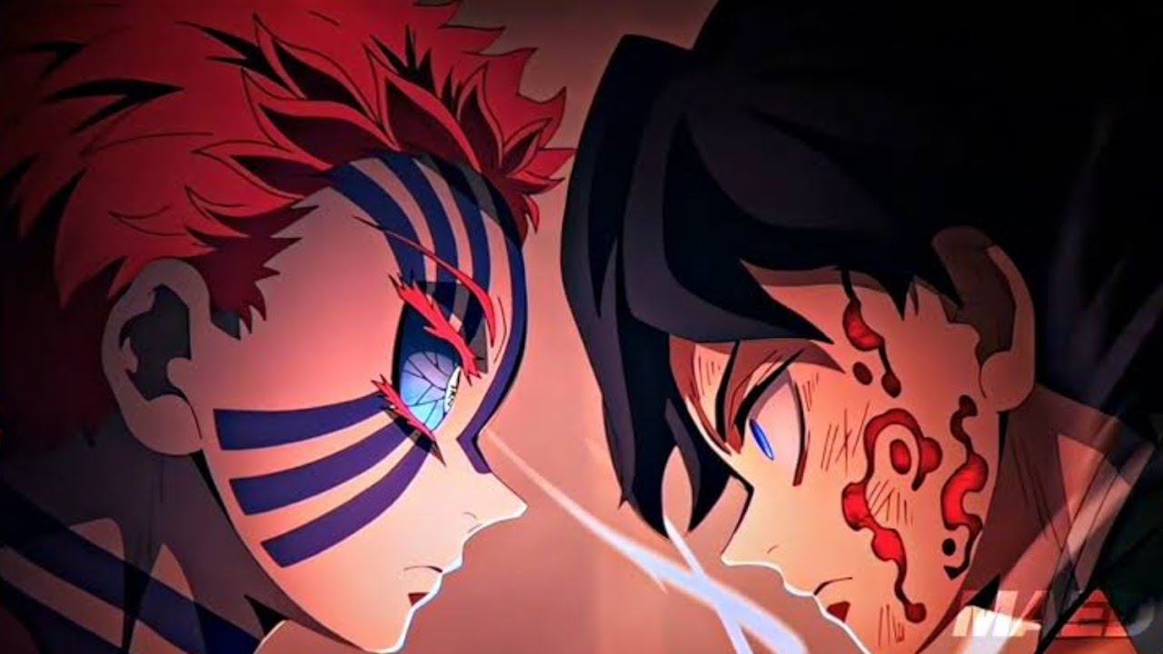 Akaza vs Tanjiro & Giyu 🥶 epic fight in Demon Slayer infinity castle ...
