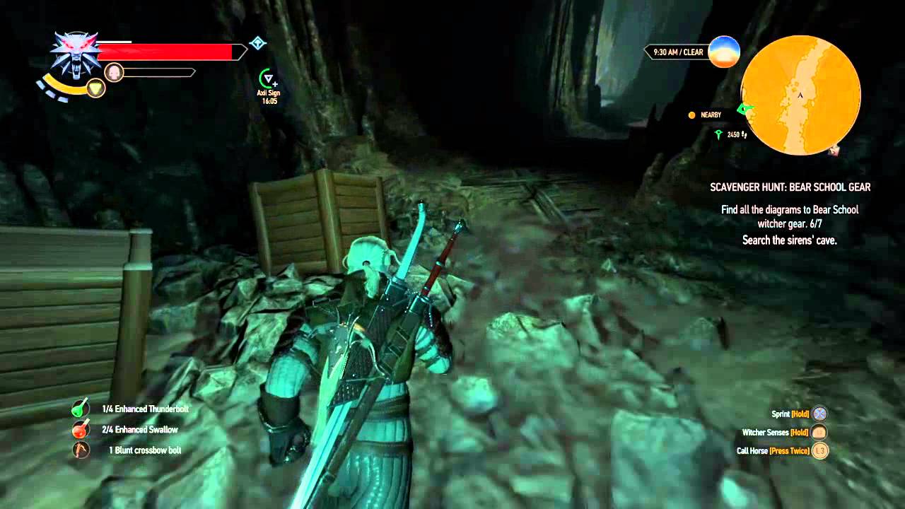 The Witcher 3: Wild Hunt location find ursine crossbow LEVEL 29 - YouTube
