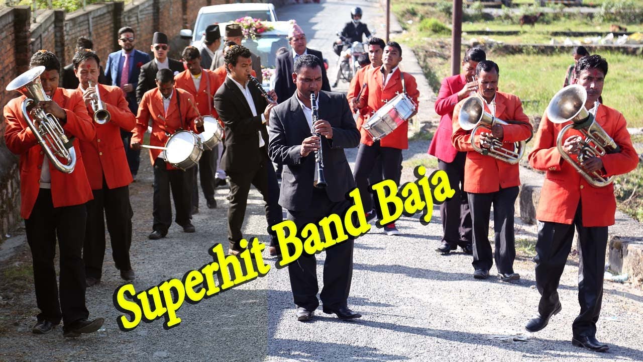 Band Baja Dance @ Song Nepali Wedding Band Baja Music - YouTube