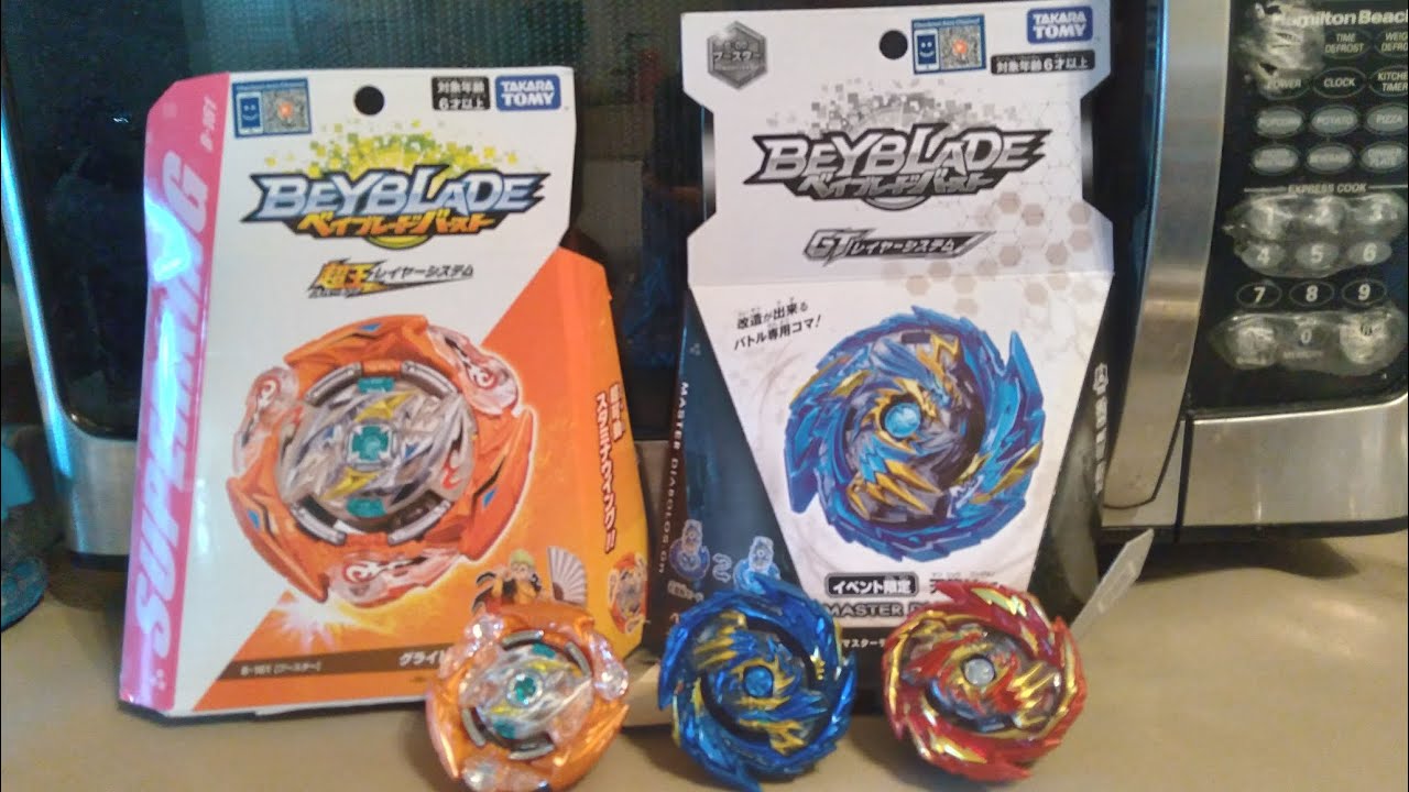 BTS UNBOXING!! Master Diabolos Blue Version & Glide Ragnaruk! - YouTube