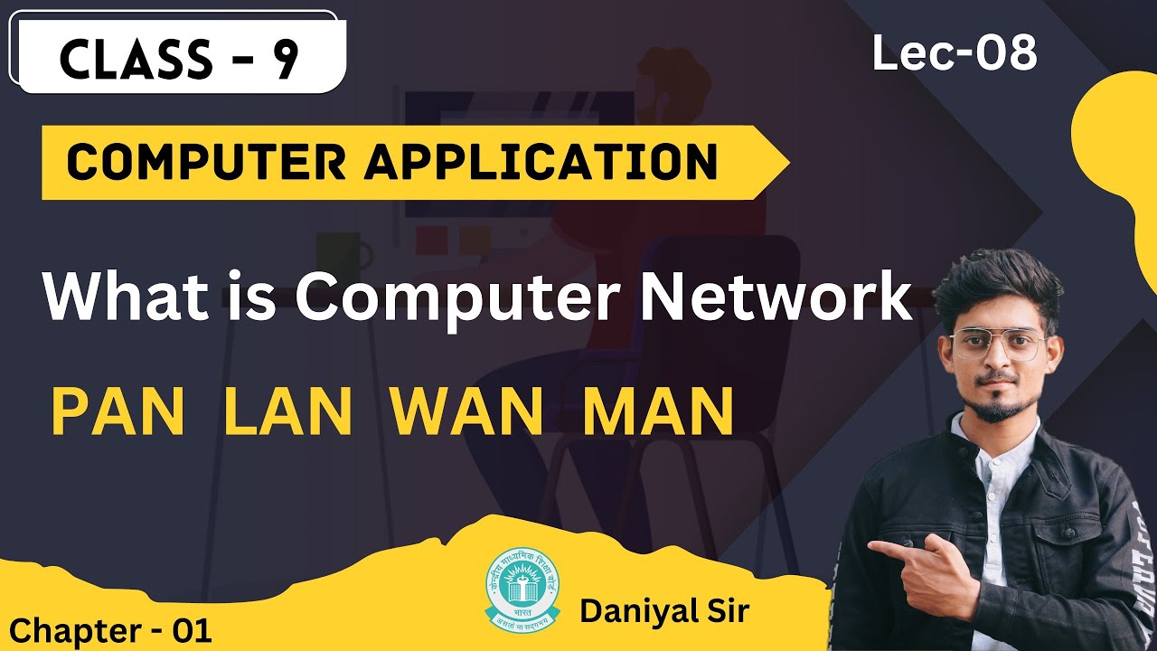 Class 9 Computer Application Chapter - 1 Computer Network | Types of ...