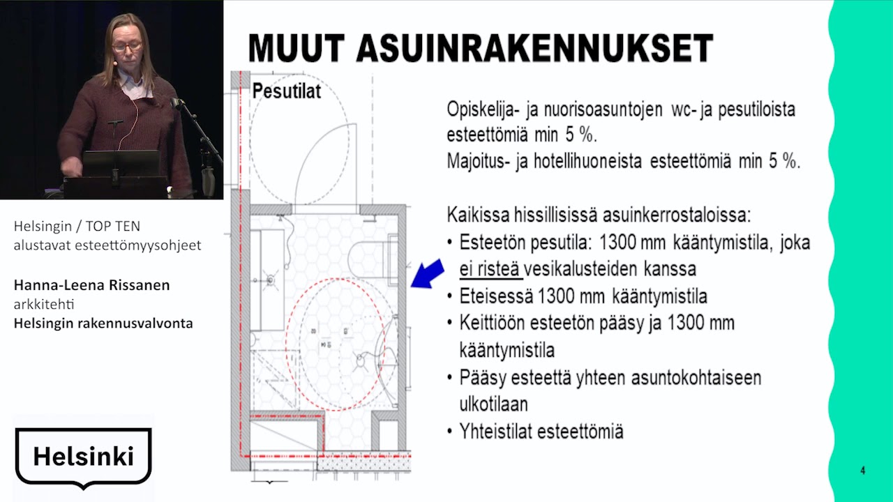 Helsingin esteettömyysohjeet uudistuvat - Hanna-Leena Rissanen - YouTube