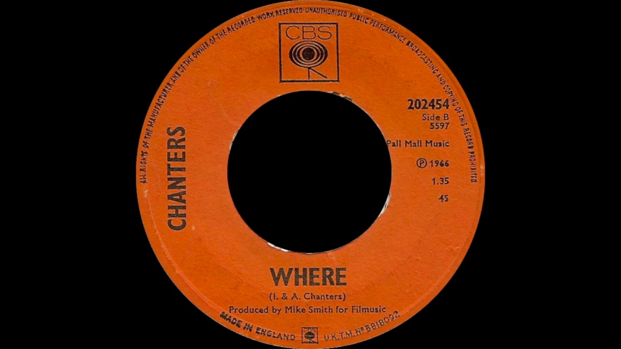 Chanters - Where - YouTube
