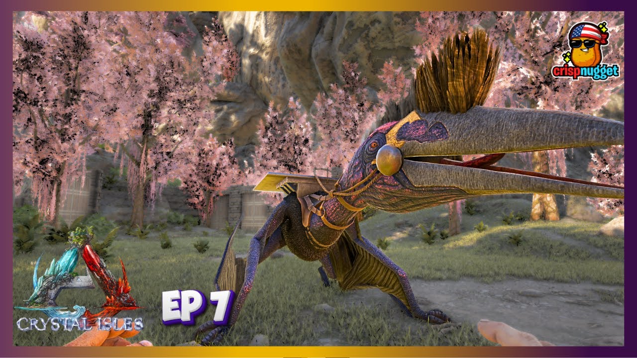 quetzal taming! | Crystal Isles (ark Survival Evolved) - YouTube